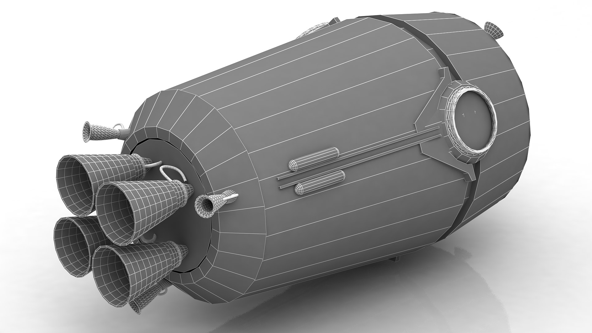 3D Spaceship Escape Pod Star Wars Model - TurboSquid 1619578