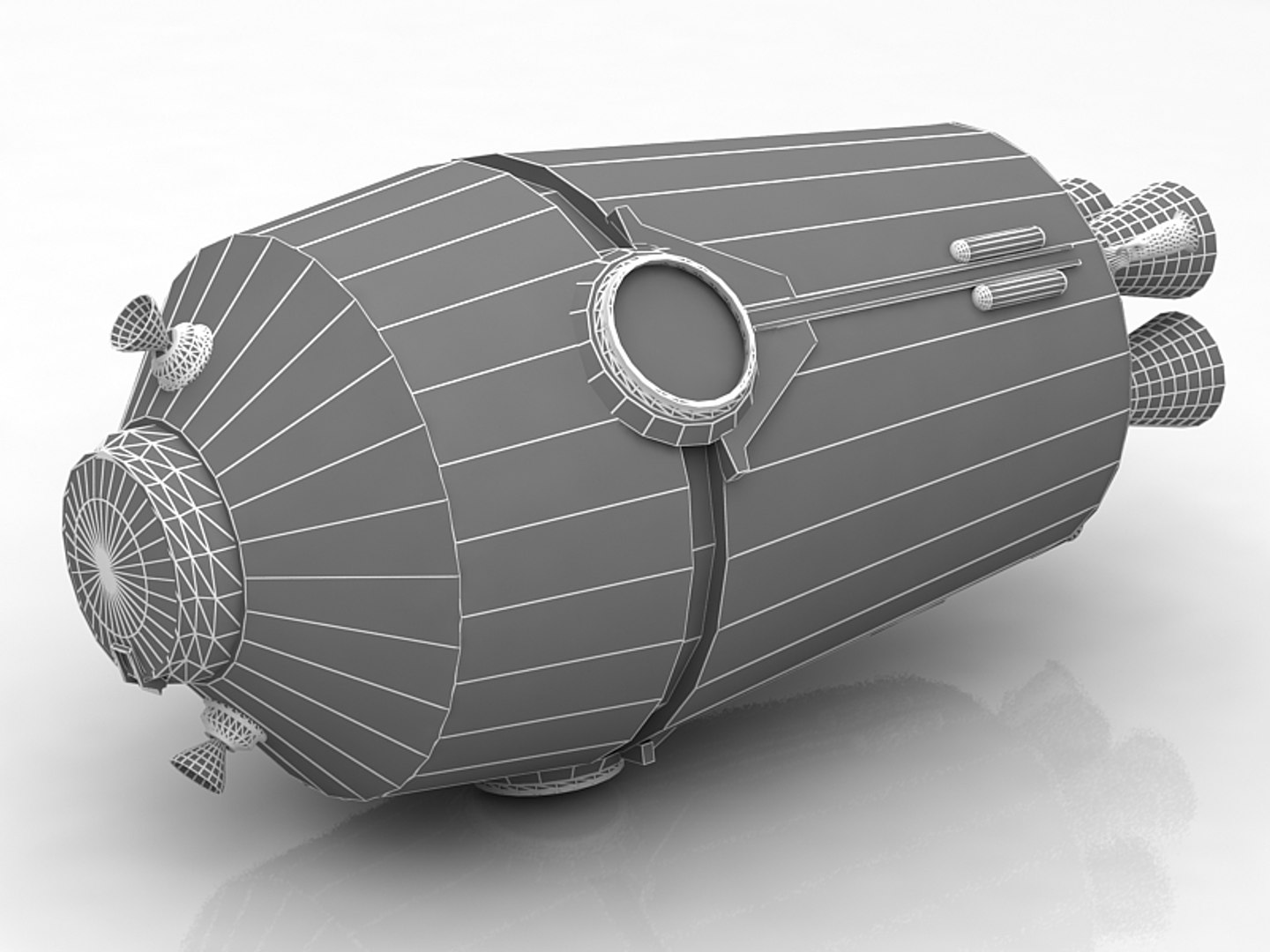 3D Spaceship Escape Pod Star Wars Model - TurboSquid 1619578