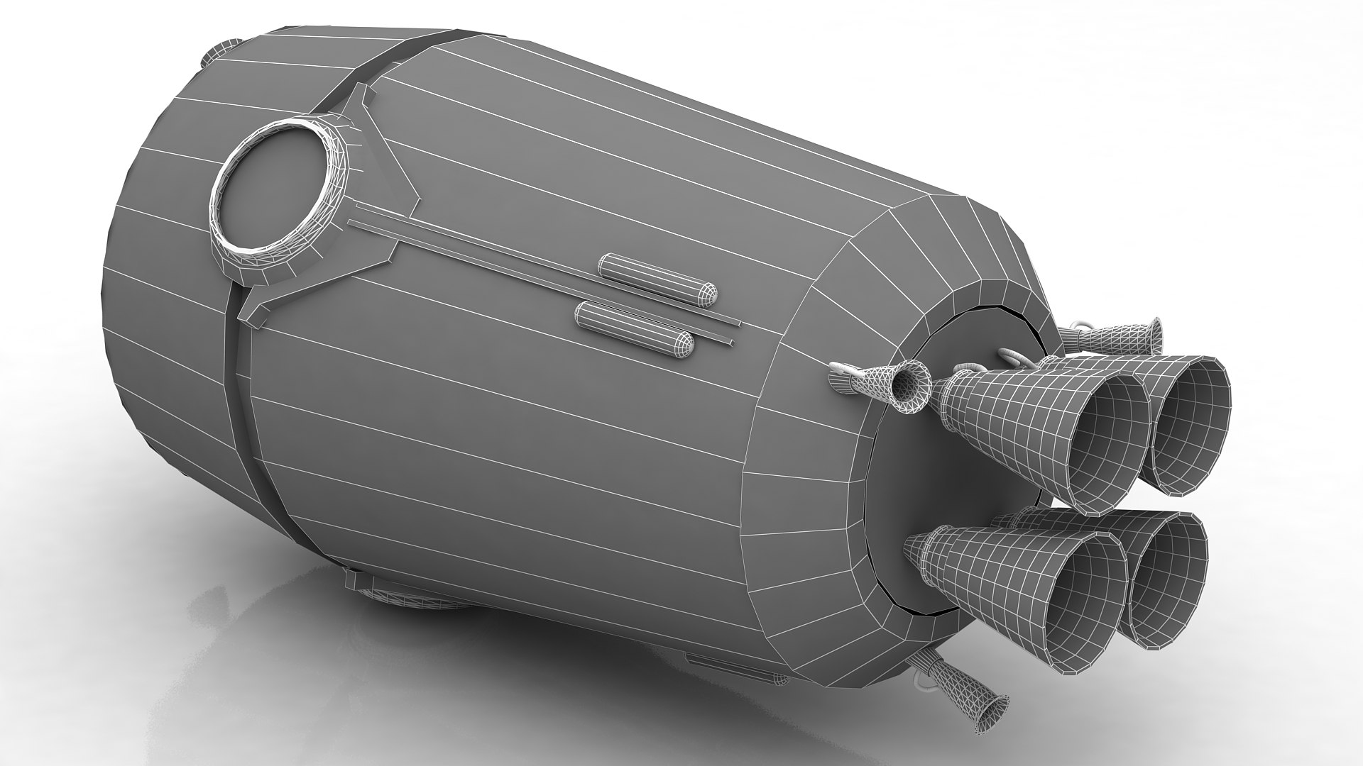 3D Spaceship Escape Pod Star Wars Model - TurboSquid 1619578