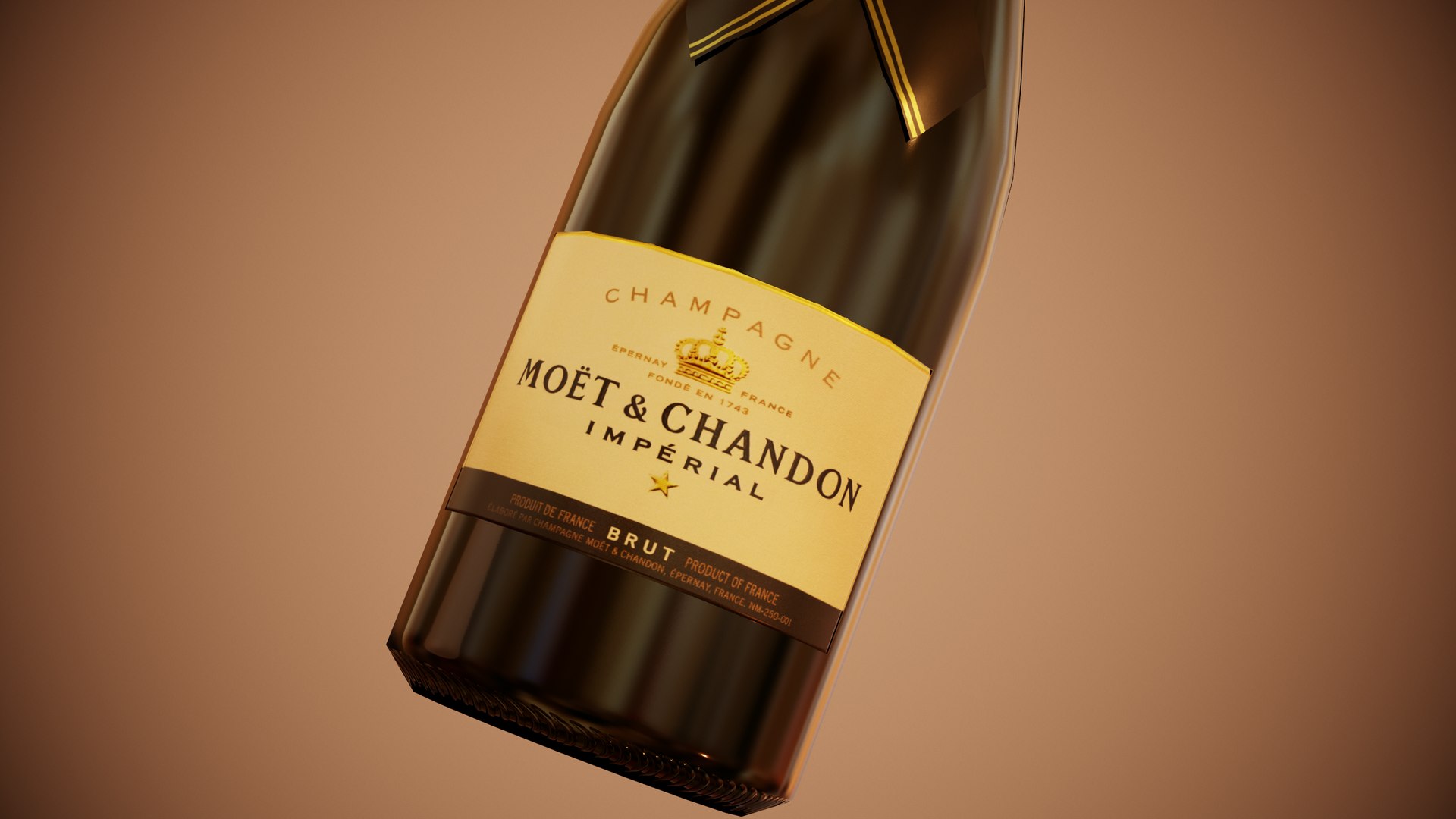 Champagne 3D Model - TurboSquid 1773205