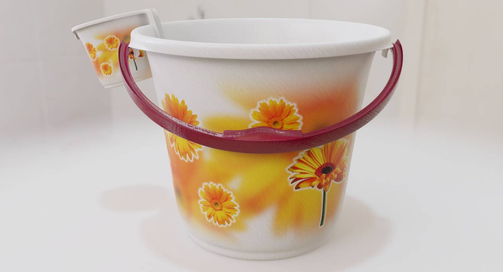 3D Model Bucket Mug Set - TurboSquid 1221745