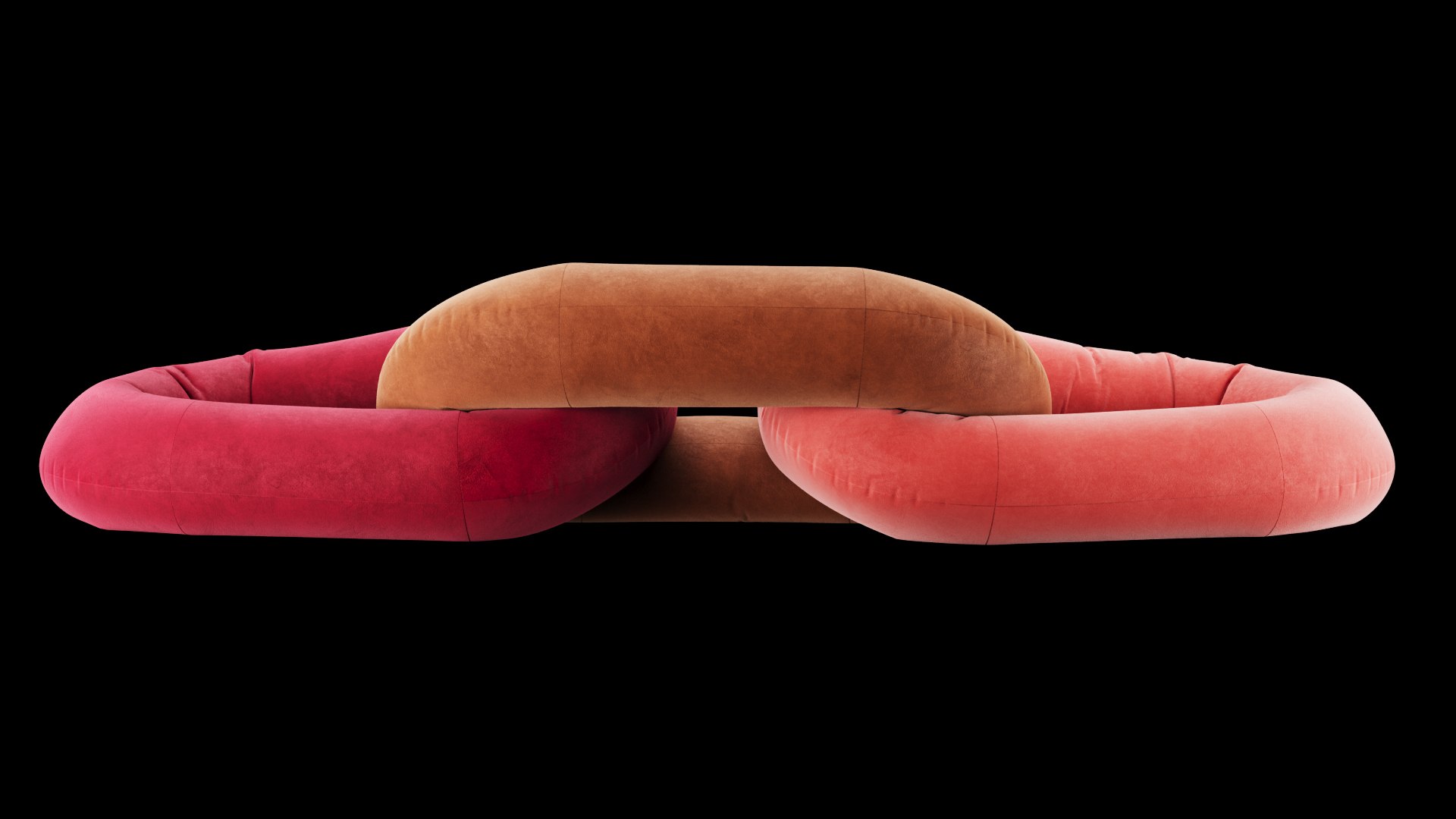 3D Chain Sofa 1 - TurboSquid 2355554