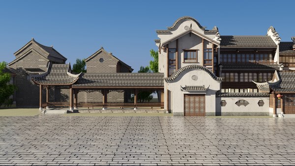 Chinese House 3D model - TurboSquid 1772293