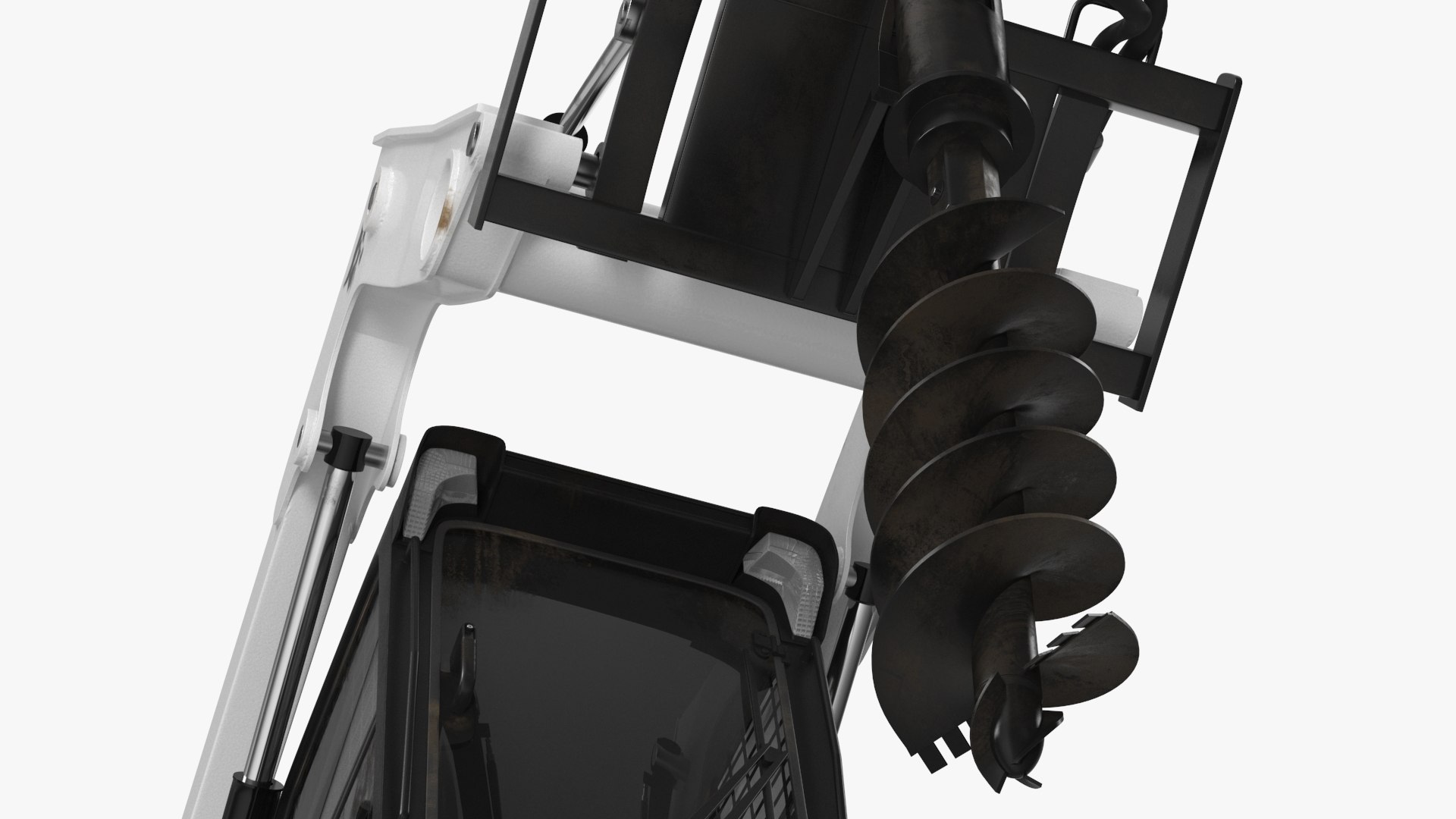 Bobcat Compact Track Loader With Auger Attachment 3D Model - TurboSquid ...