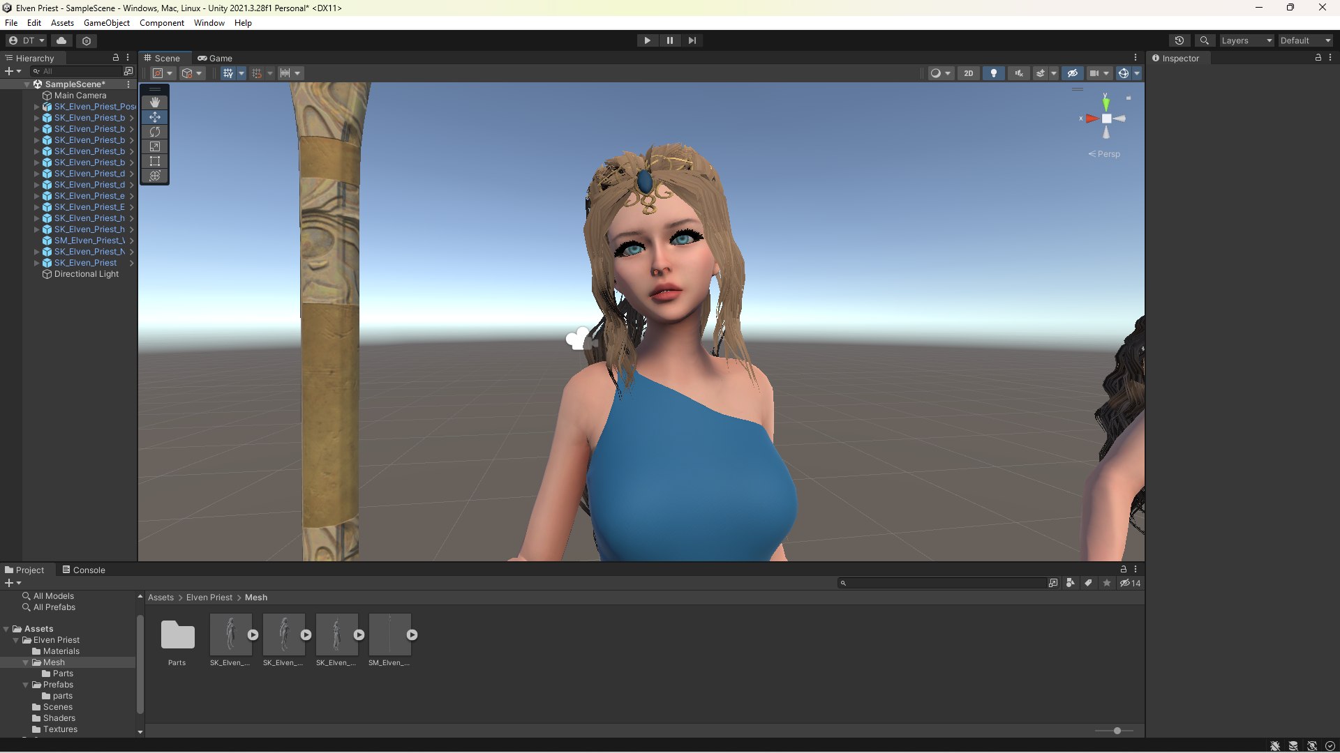 Elven Priest 3D - TurboSquid 2098710