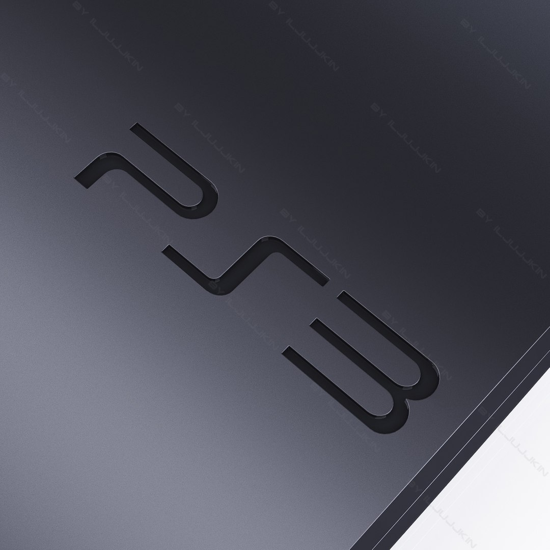 Sony Playstation 3 Slim 3d Max