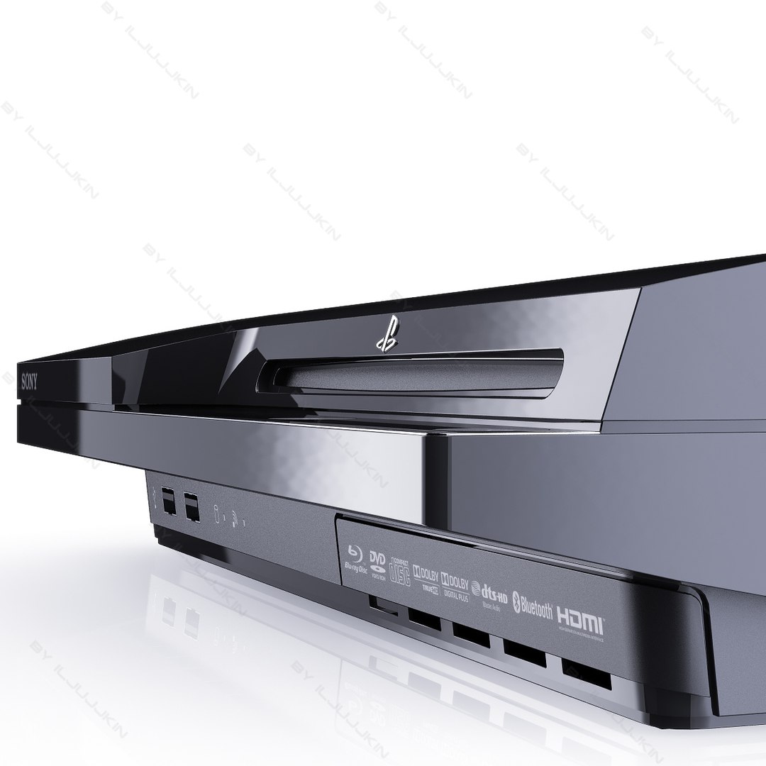 Sony Playstation 3 Slim 3d Max