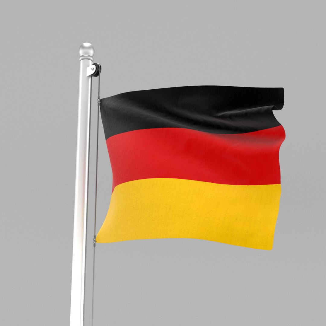 Flag Germany 3D Model - TurboSquid 1646659