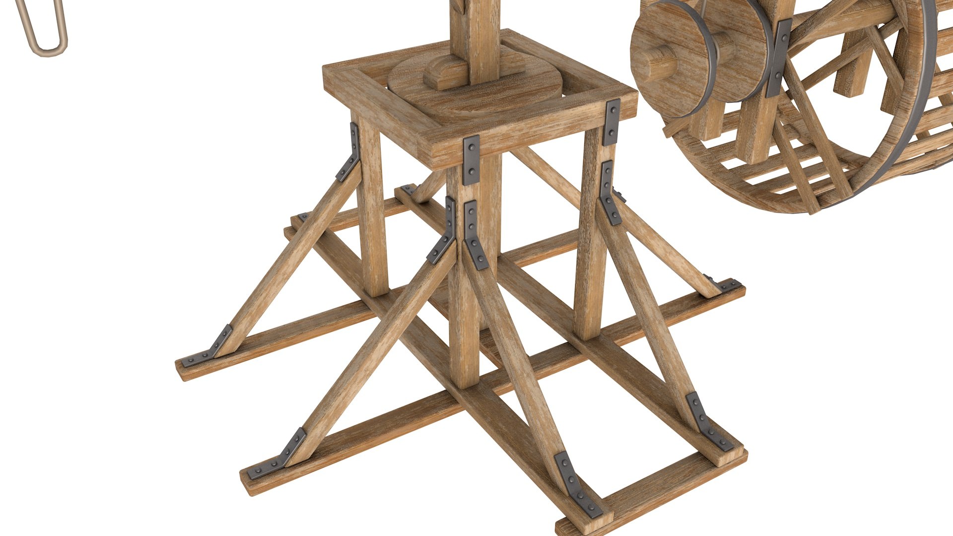 3D Wooden Crane Collection Model - TurboSquid 1978167