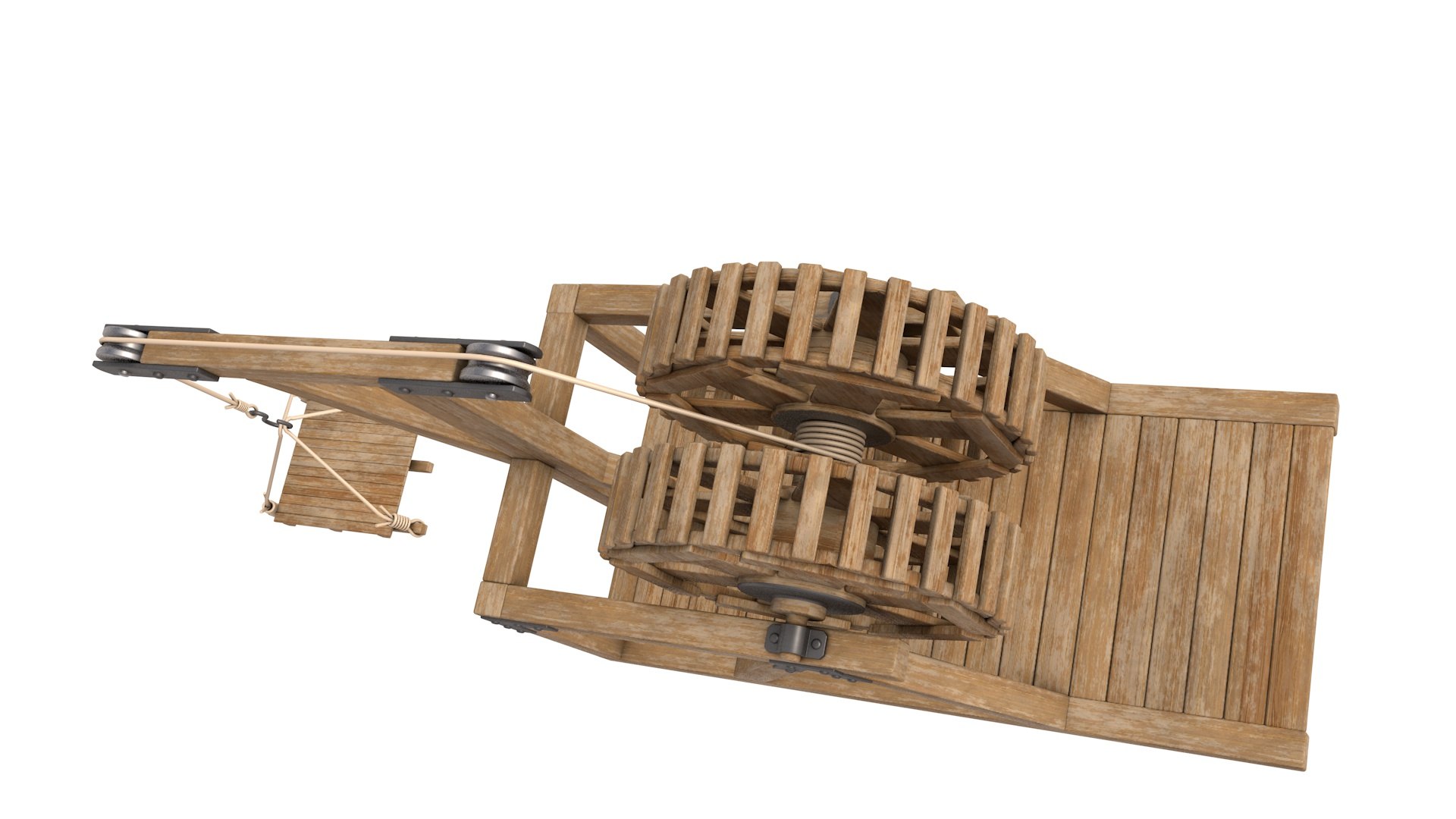 3D Wooden Crane Collection Model - TurboSquid 1978167