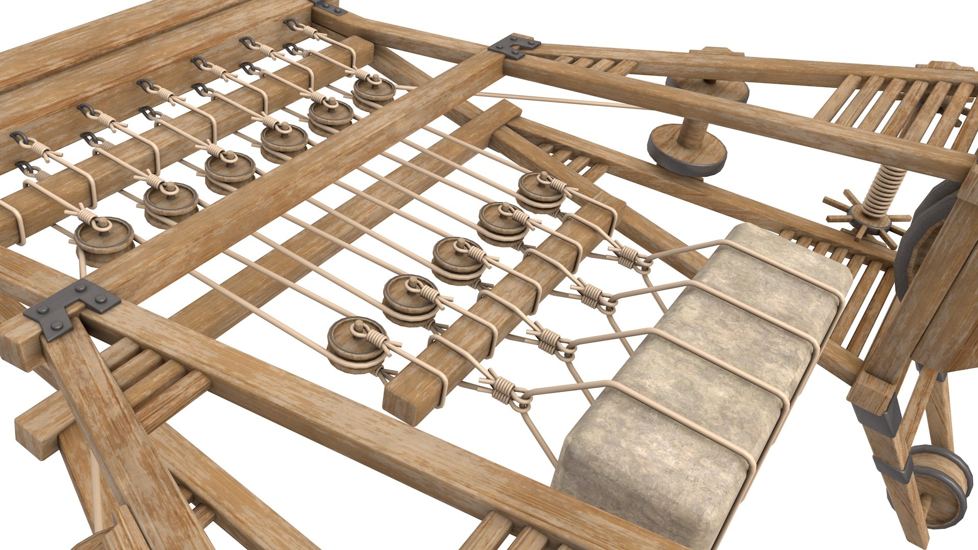 3D Wooden Crane Collection Model - TurboSquid 1978167