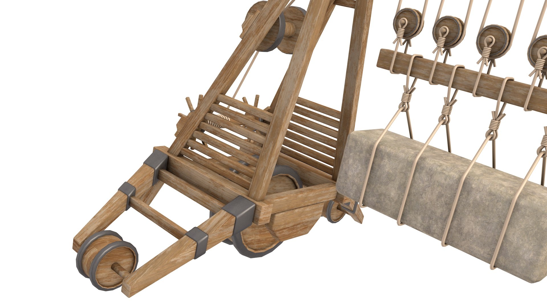 3D Wooden Crane Collection Model - TurboSquid 1978167