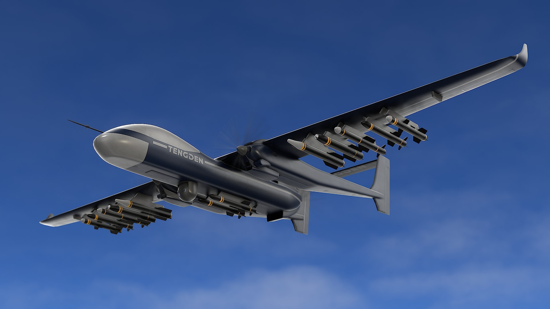 3D Tengden TB-001 UAV Model - TurboSquid 2351595