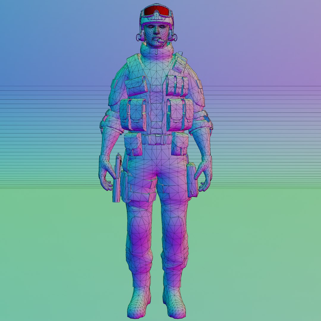 3D Survival Gaming Rigged Lowpoly Character - TurboSquid 2175545