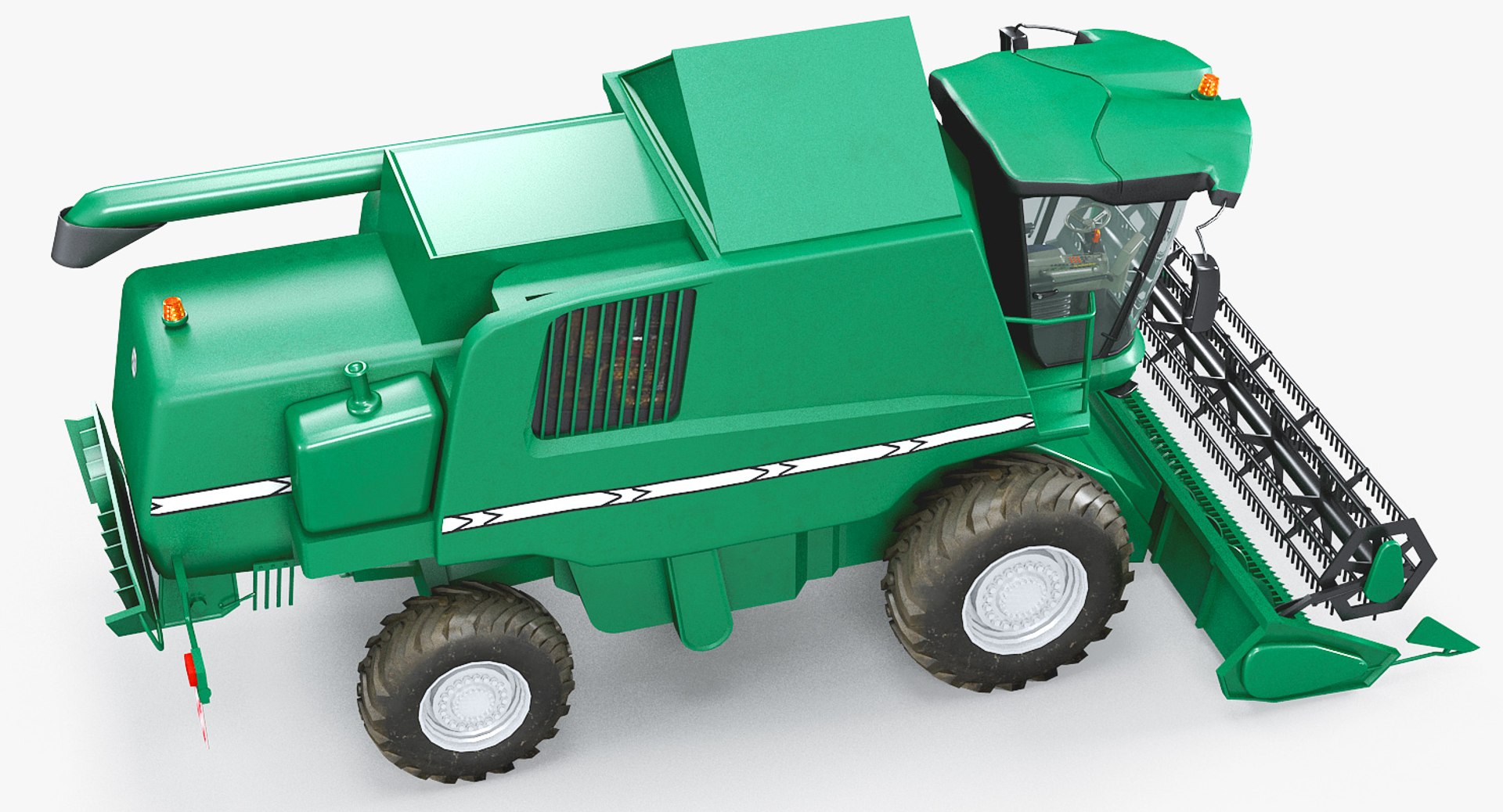 Combine Harvester Model - TurboSquid 1342481