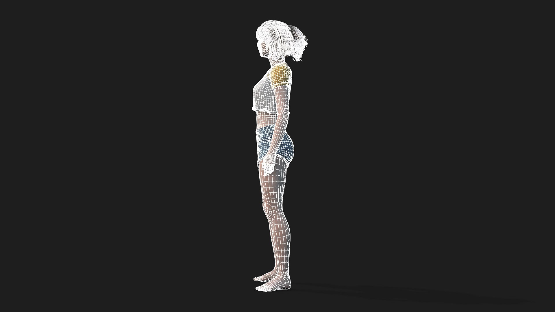 3D Modern Woman Character Fully Game Ready - TurboSquid 2340579