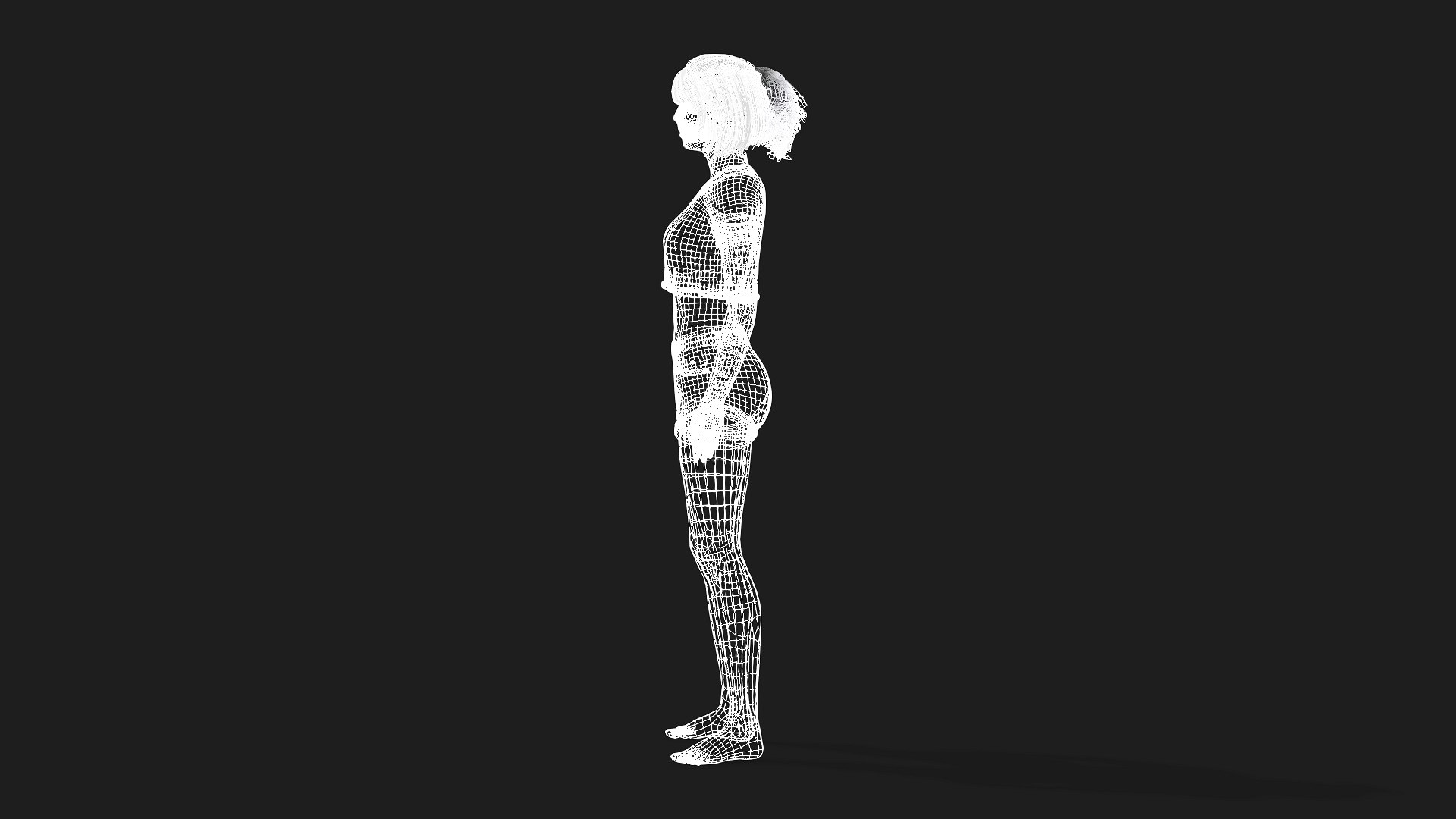 3D Modern Woman Character Fully Game Ready - TurboSquid 2340579