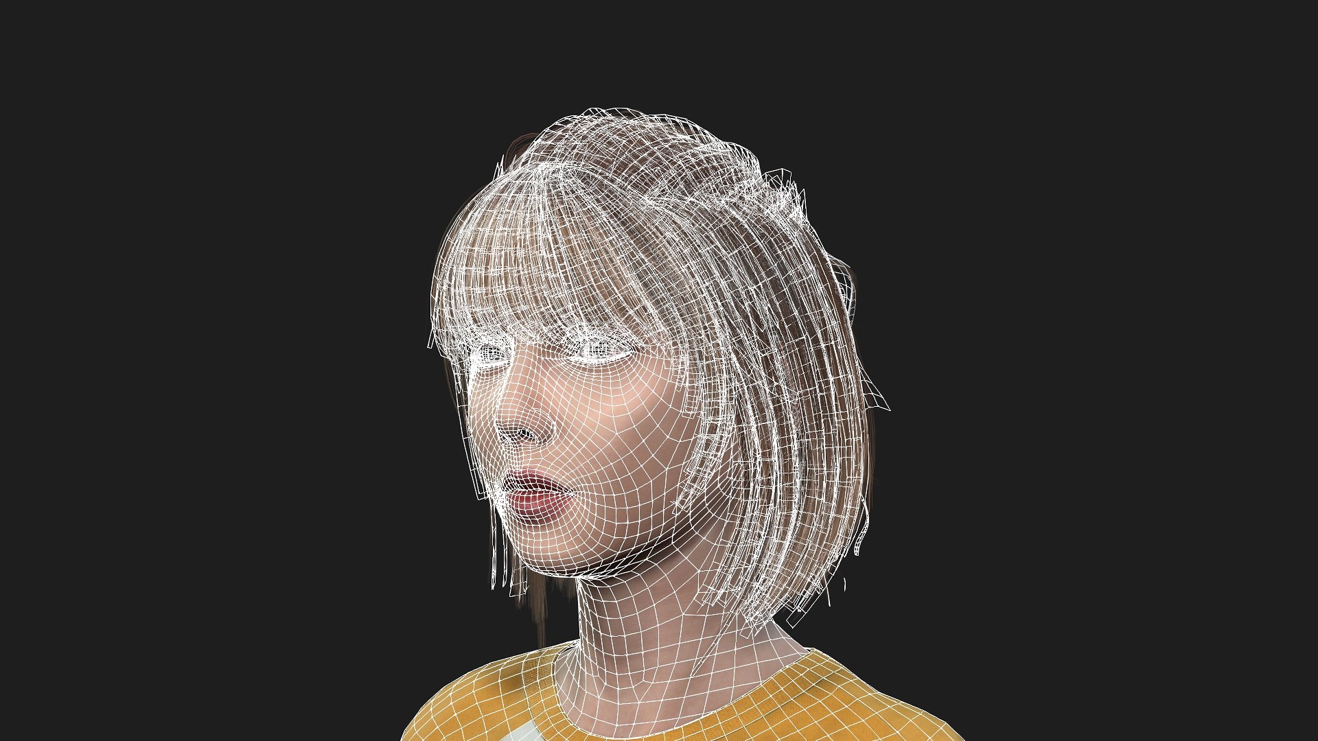 3D Modern Woman Character Fully Game Ready - TurboSquid 2340579