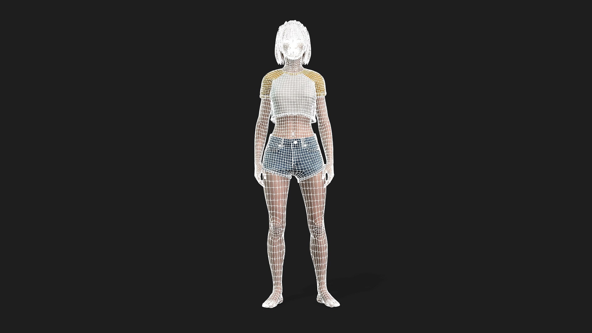 3D Modern Woman Character Fully Game Ready - TurboSquid 2340579