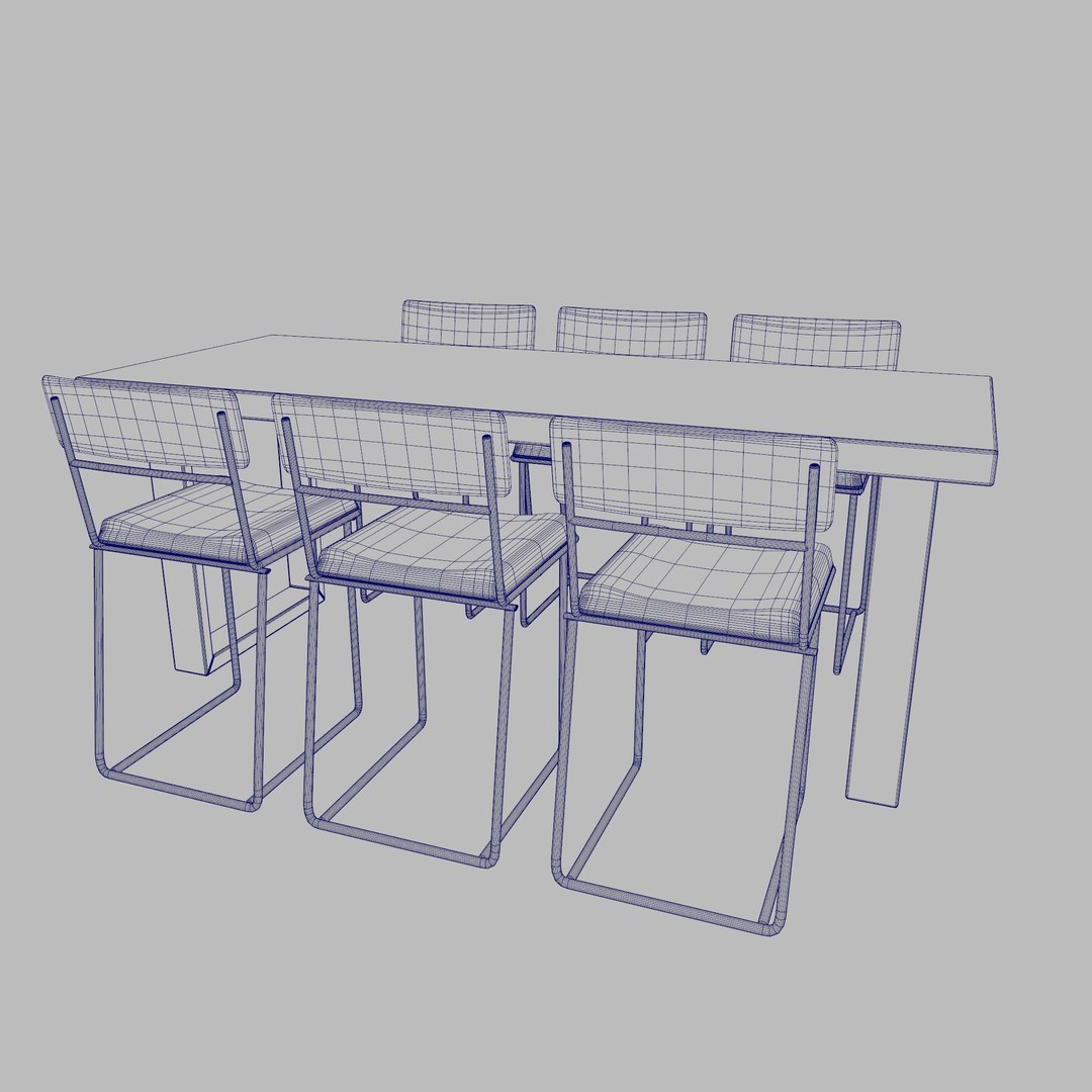 Kitchen Bar Table 3D Model - TurboSquid 2330003