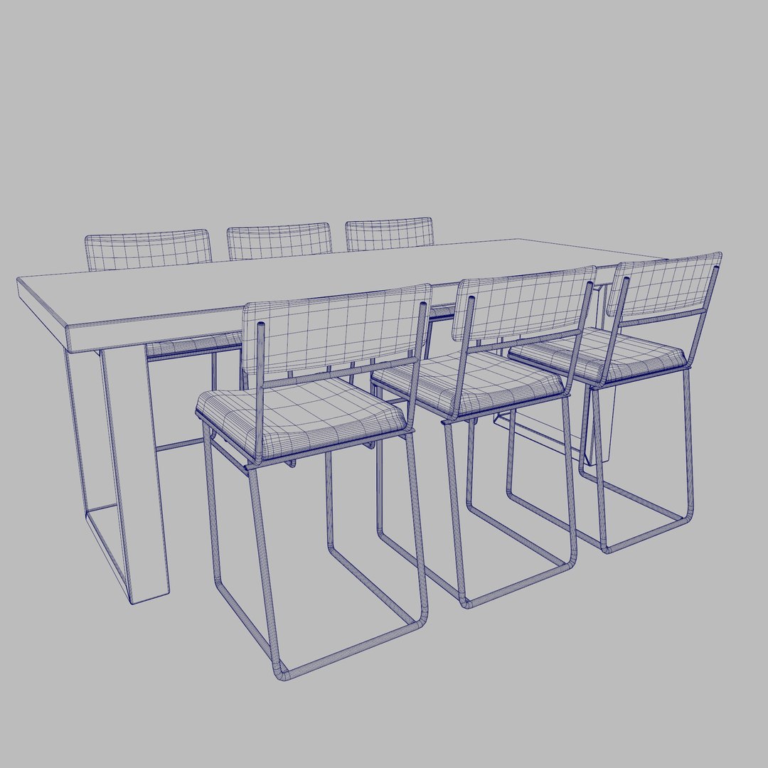Kitchen Bar Table 3D Model - TurboSquid 2330003