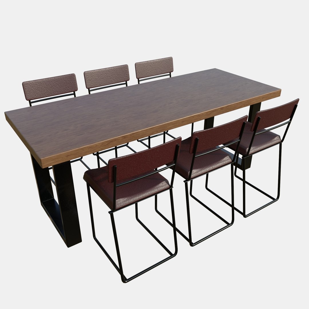 Kitchen Bar Table 3D Model - TurboSquid 2330003