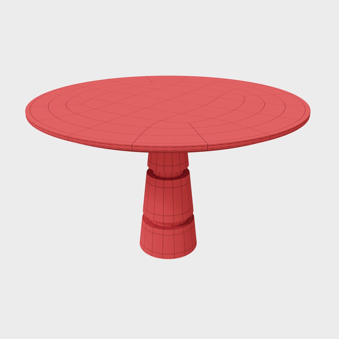 AVALANCHE DINING TABLE 3D model - TurboSquid 1905345
