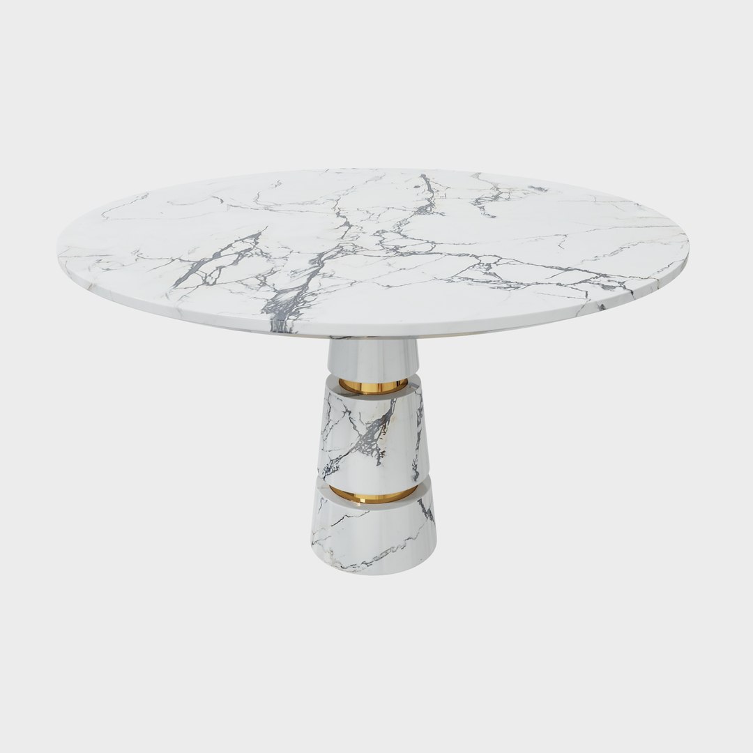 AVALANCHE DINING TABLE 3D model - TurboSquid 1905345