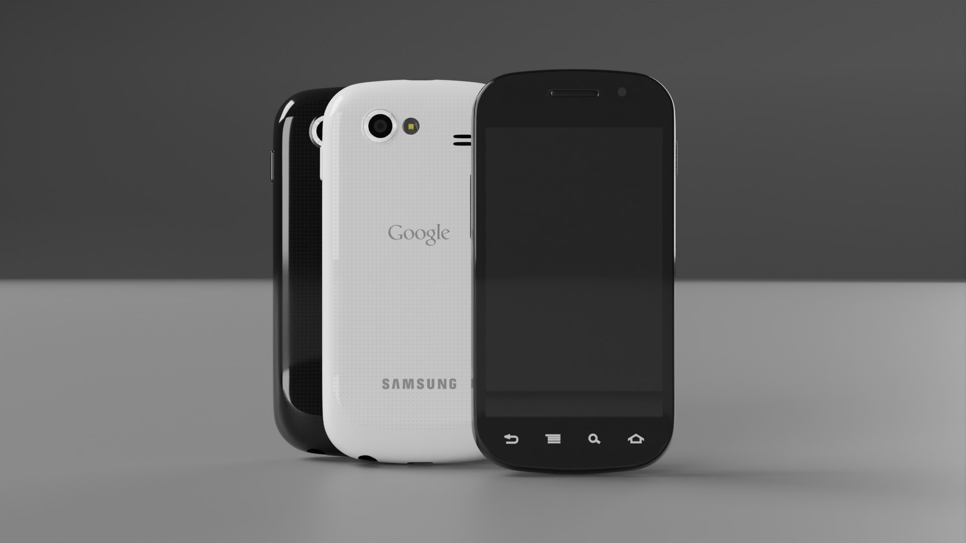 3D model Samsung Nexus S 4G Google All Colors - TurboSquid 2057584