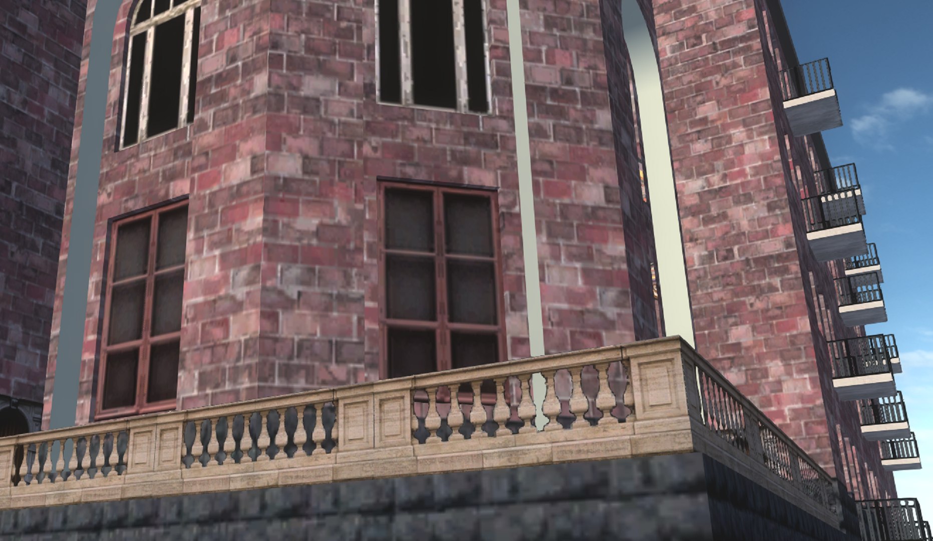 3D Armenian Residential Stalinka Buildings - TurboSquid 2212108