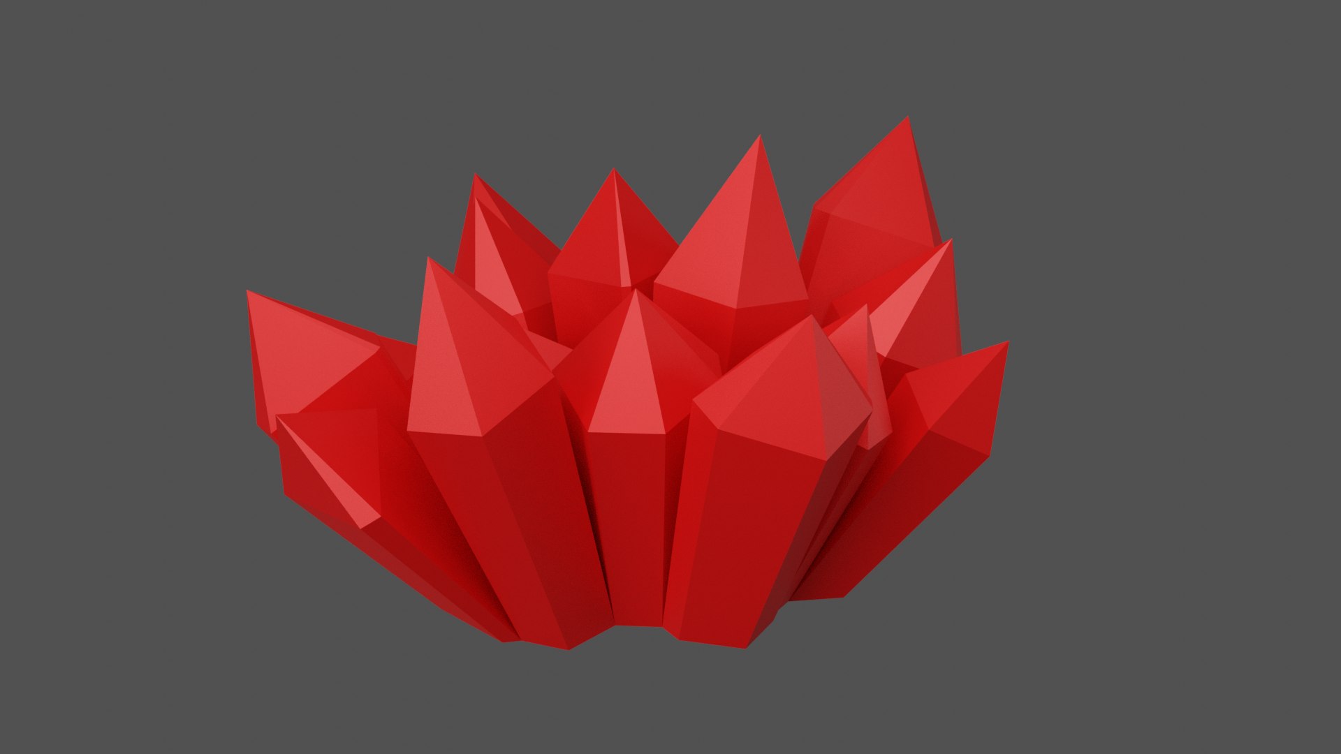 Red Crystal 3D Model - TurboSquid 2038229