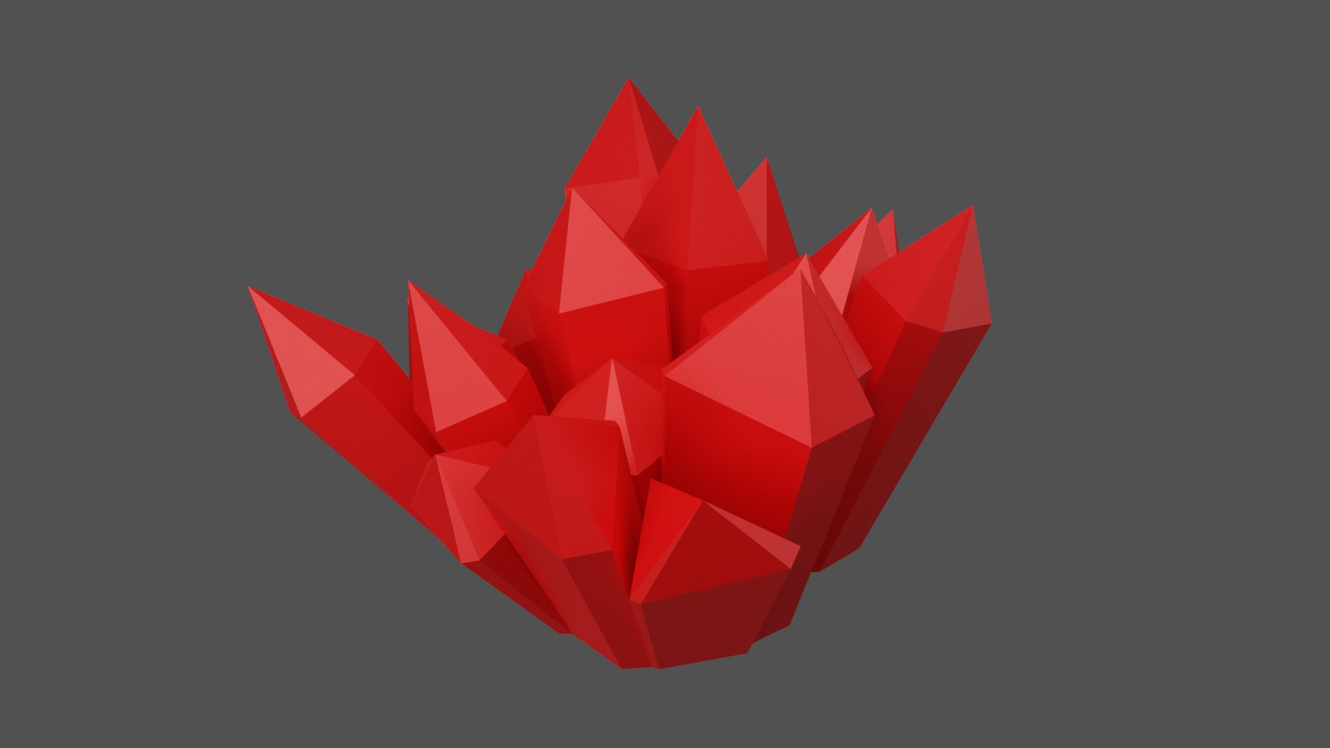 Red Crystal 3D Model - TurboSquid 2038229