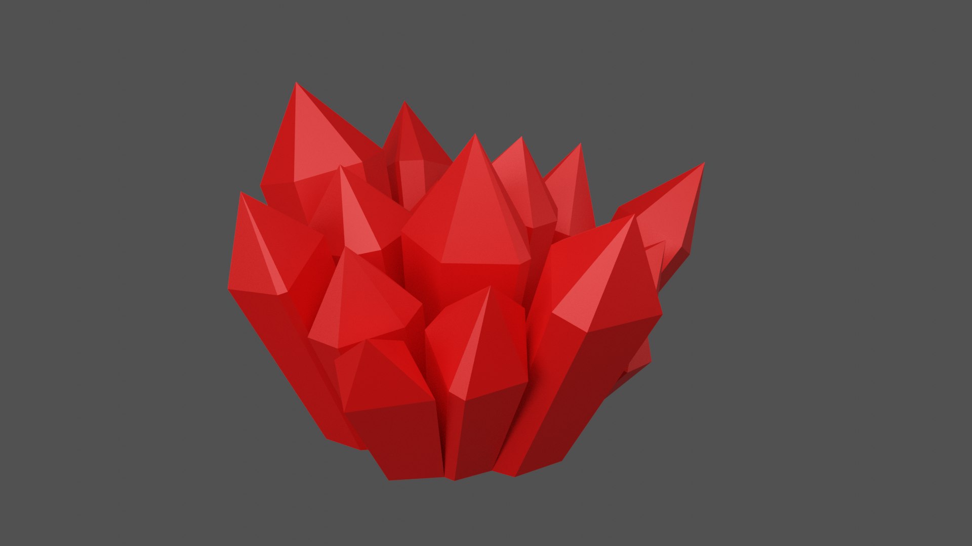 Red Crystal 3D Model - TurboSquid 2038229