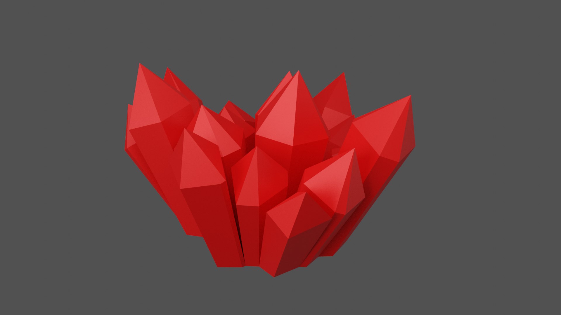 Red Crystal 3D Model - TurboSquid 2038229