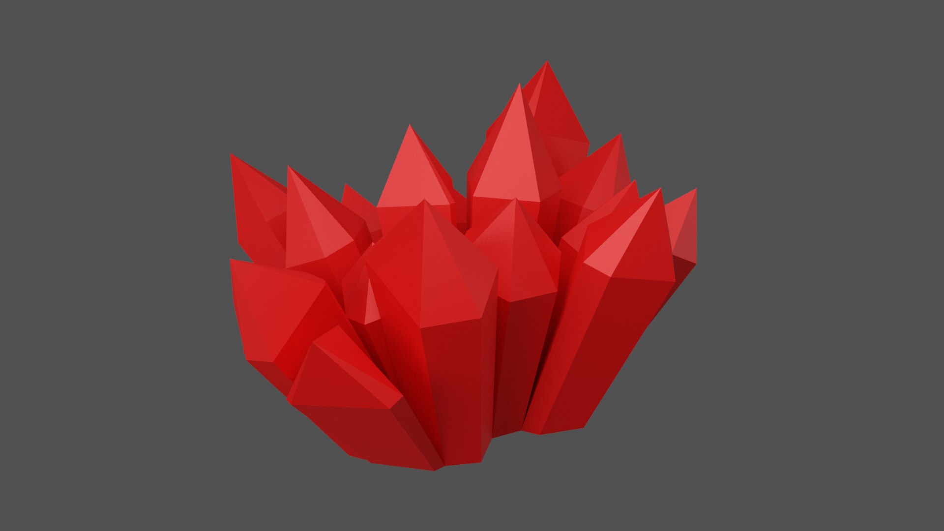Red Crystal 3D Model - TurboSquid 2038229