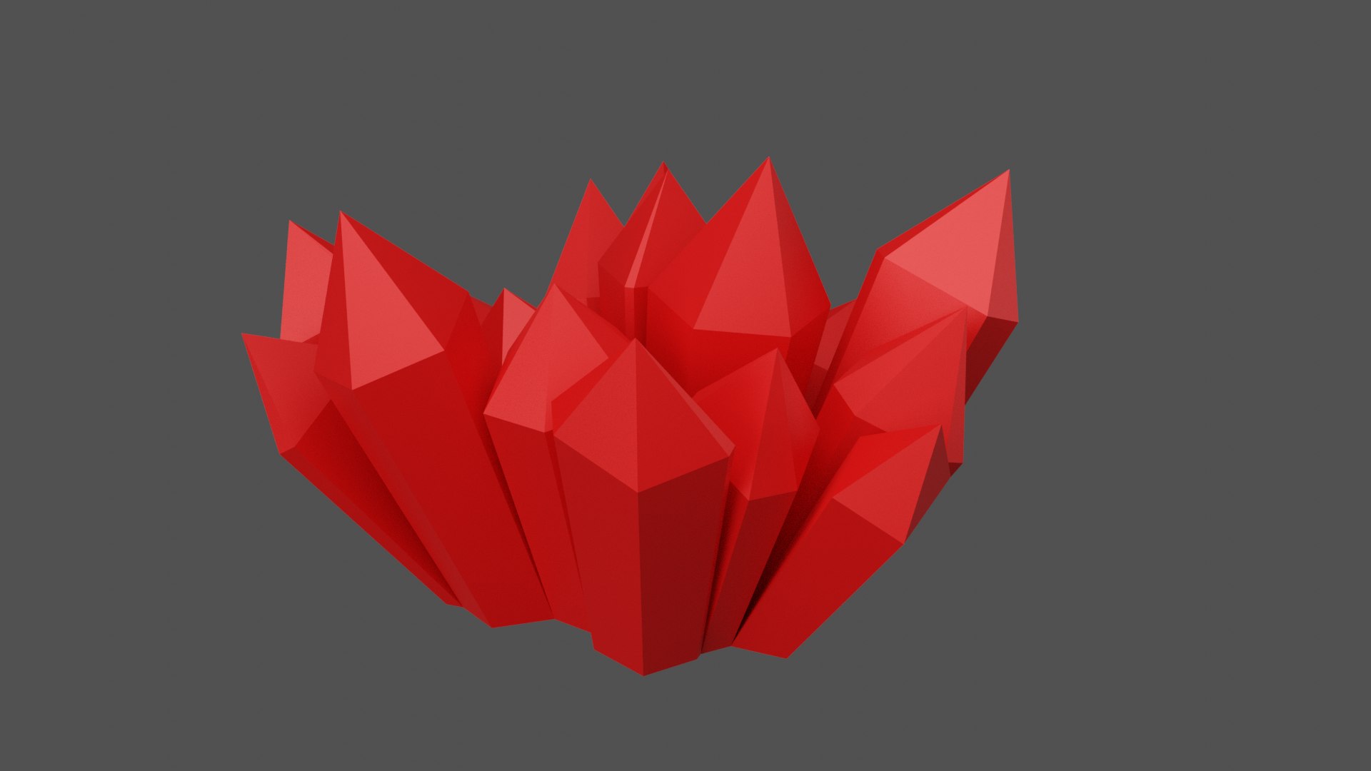 Red Crystal 3D Model - TurboSquid 2038229