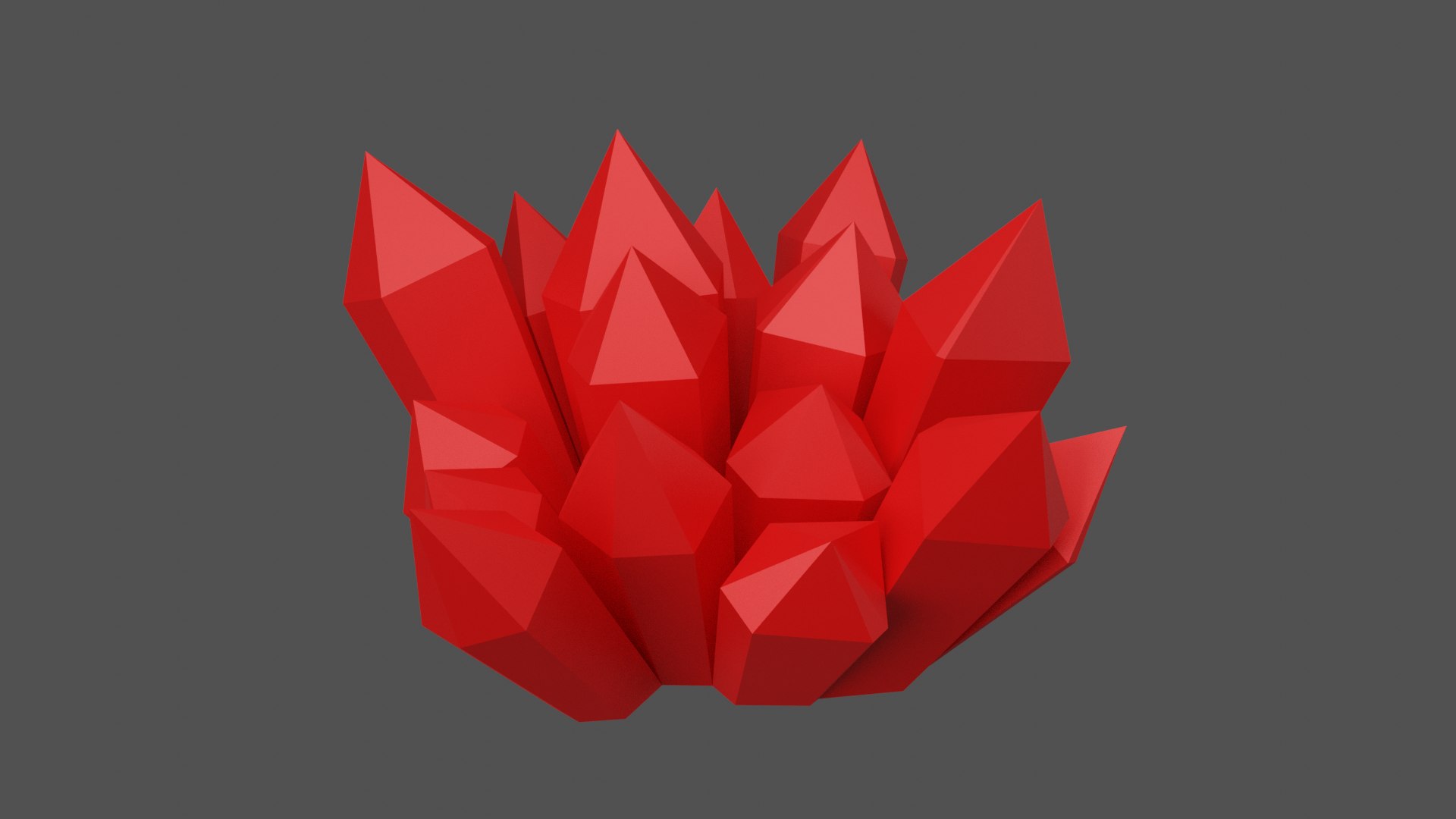 Red Crystal 3D Model - TurboSquid 2038229