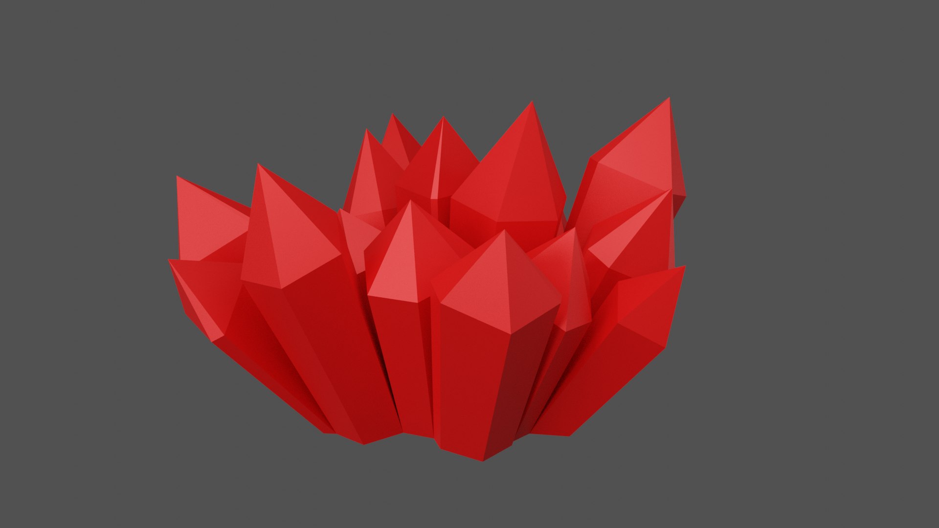 Red Crystal 3D Model - TurboSquid 2038229