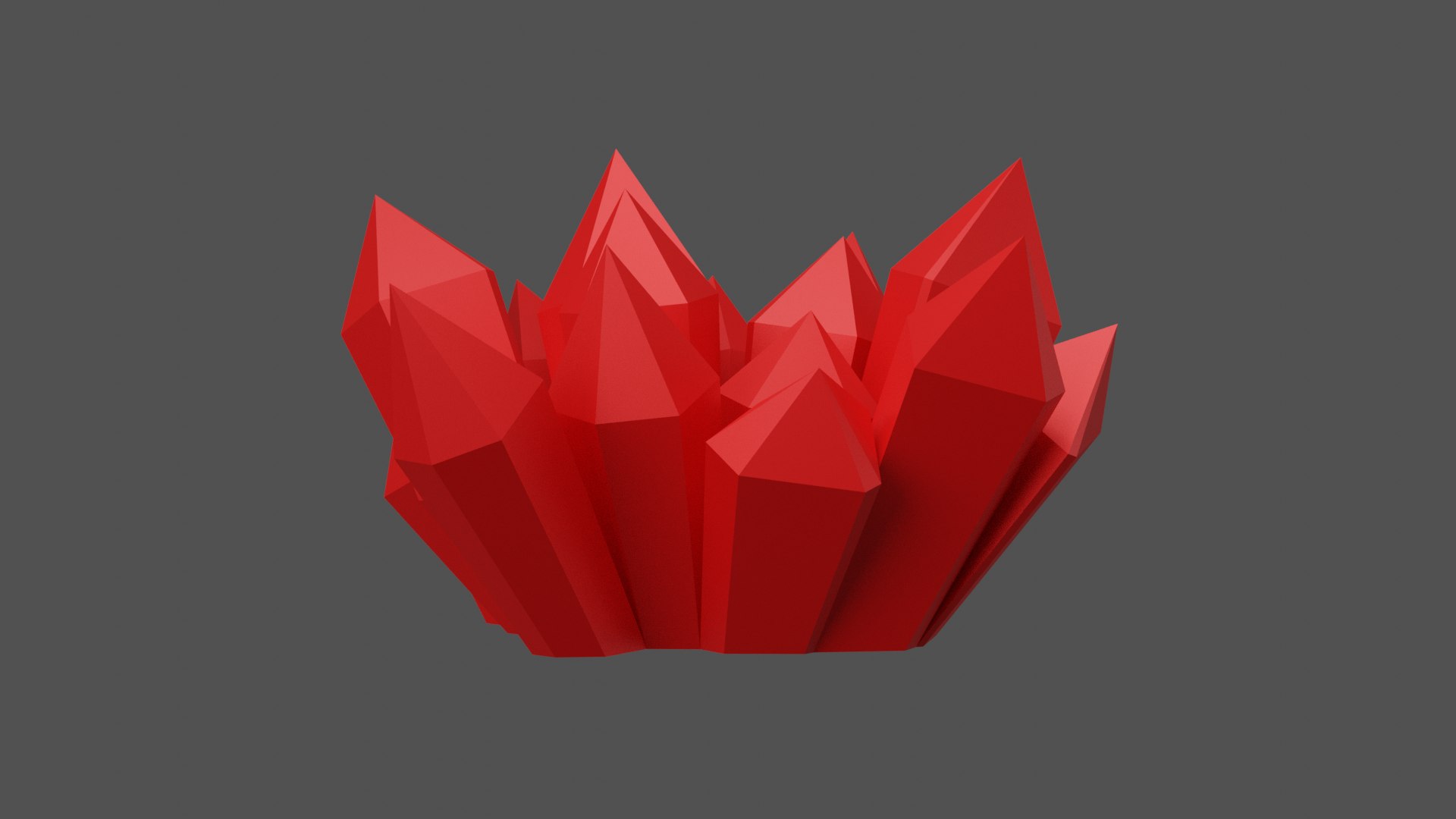 Red Crystal 3D Model - TurboSquid 2038229