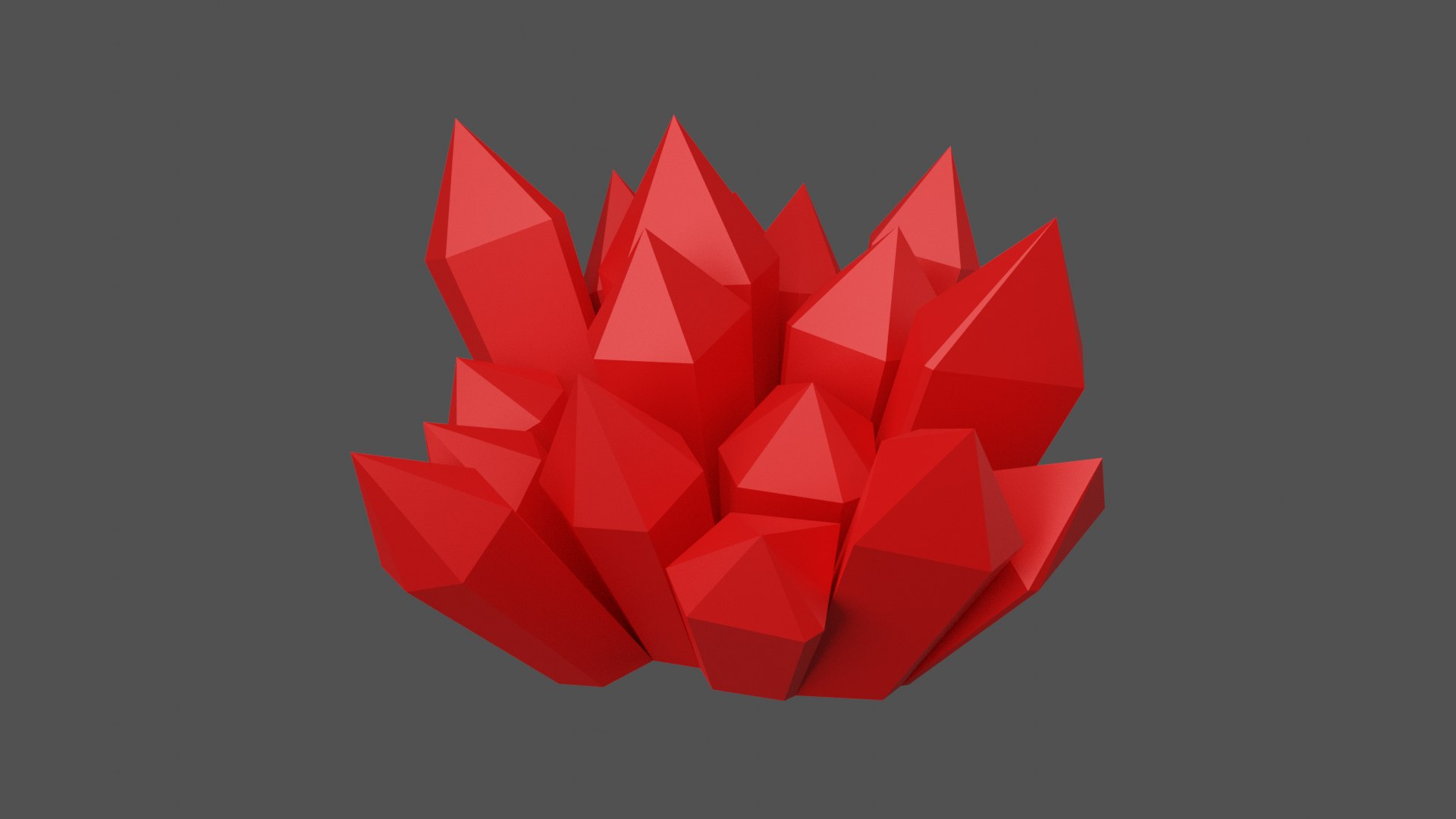 Red Crystal 3D Model - TurboSquid 2038229