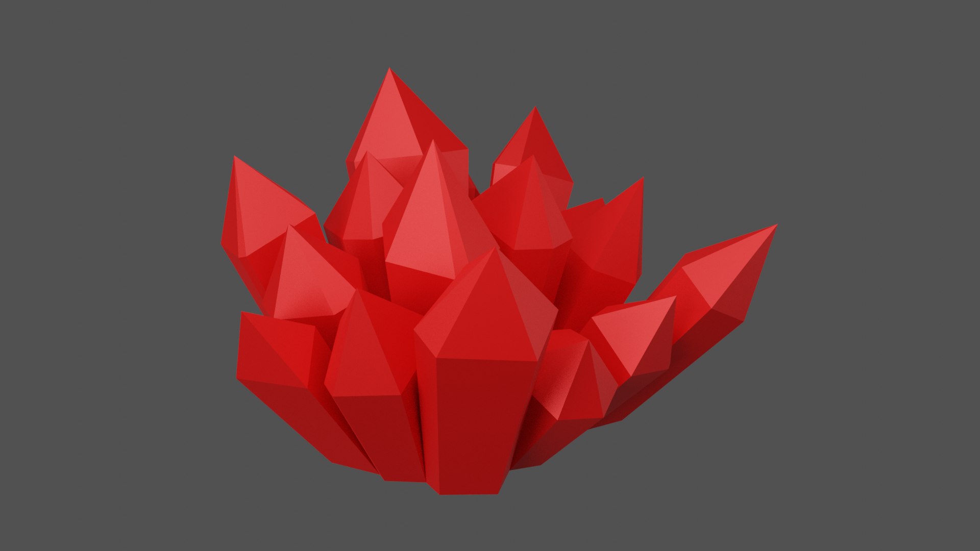 Red Crystal 3D Model - TurboSquid 2038229