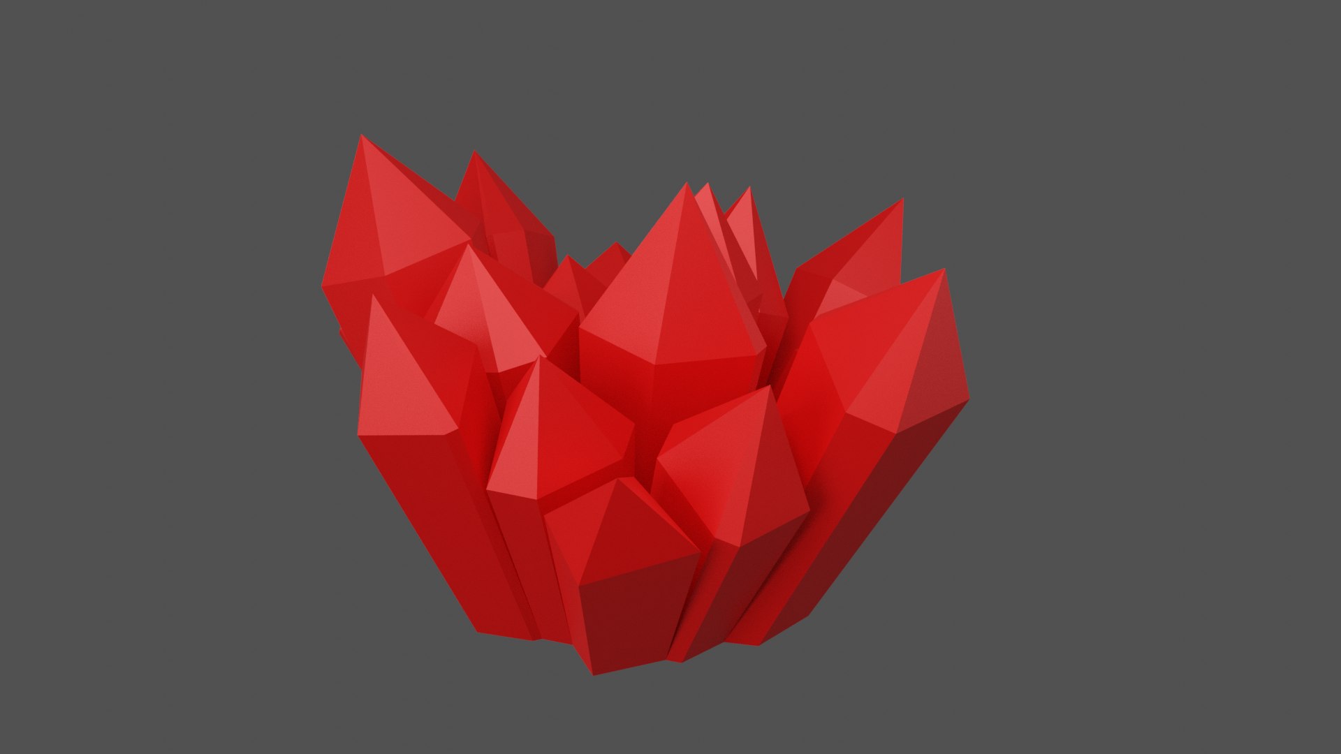 Red Crystal 3D Model - TurboSquid 2038229