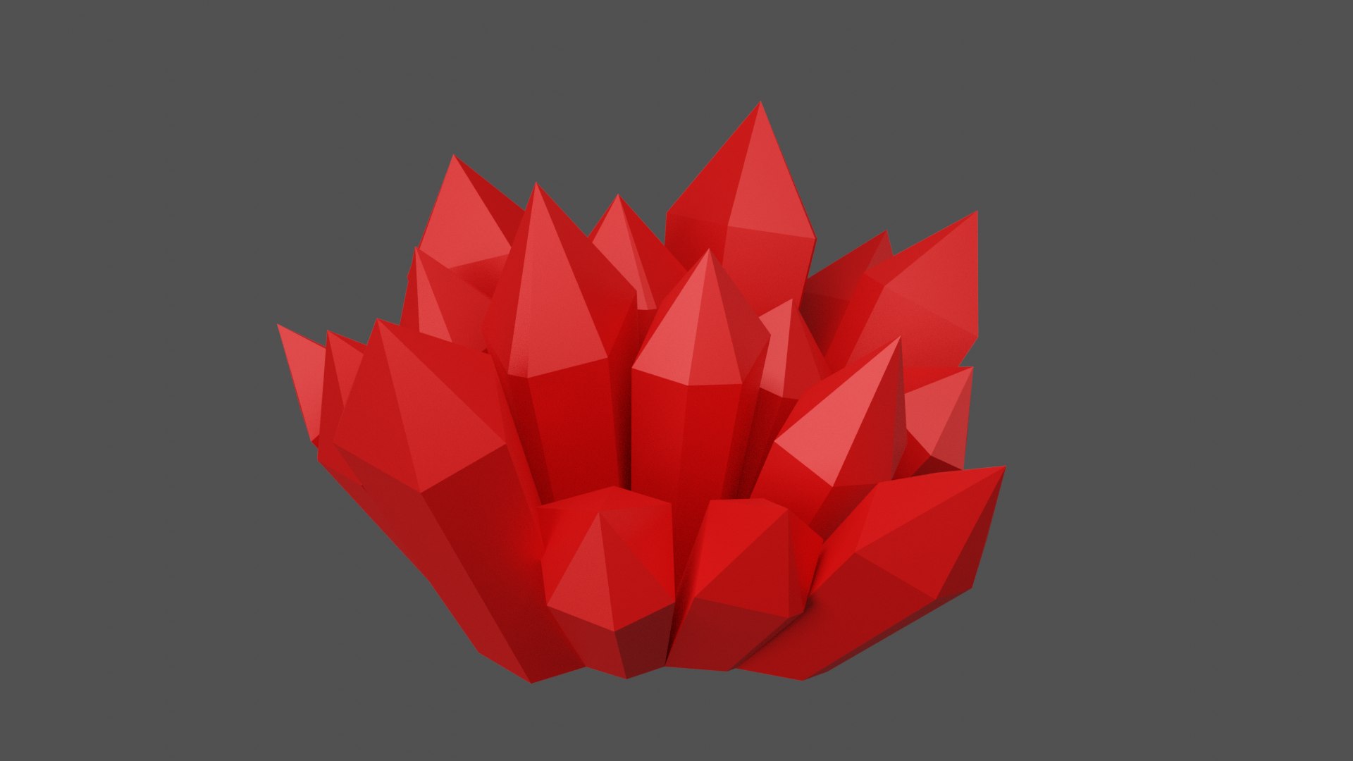 Red Crystal 3D Model - TurboSquid 2038229
