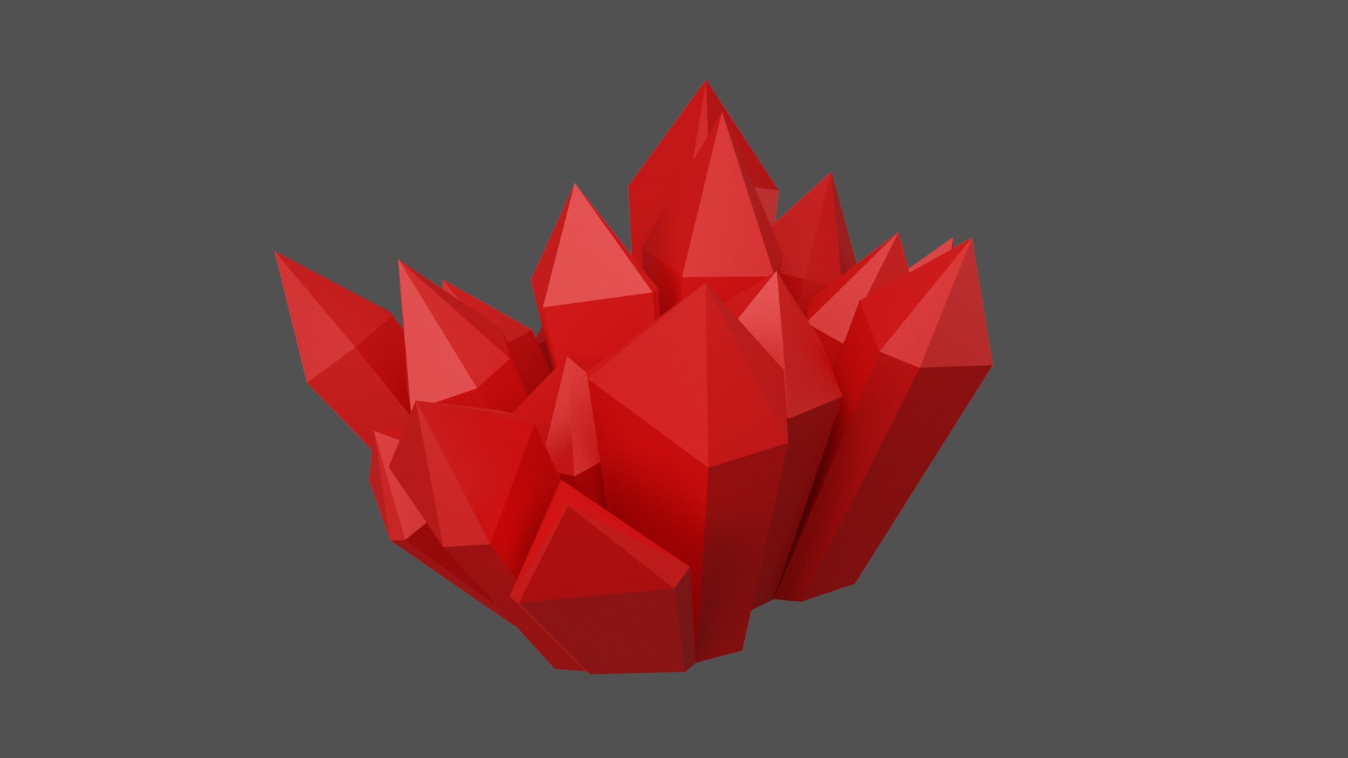 Red Crystal 3D Model - TurboSquid 2038229