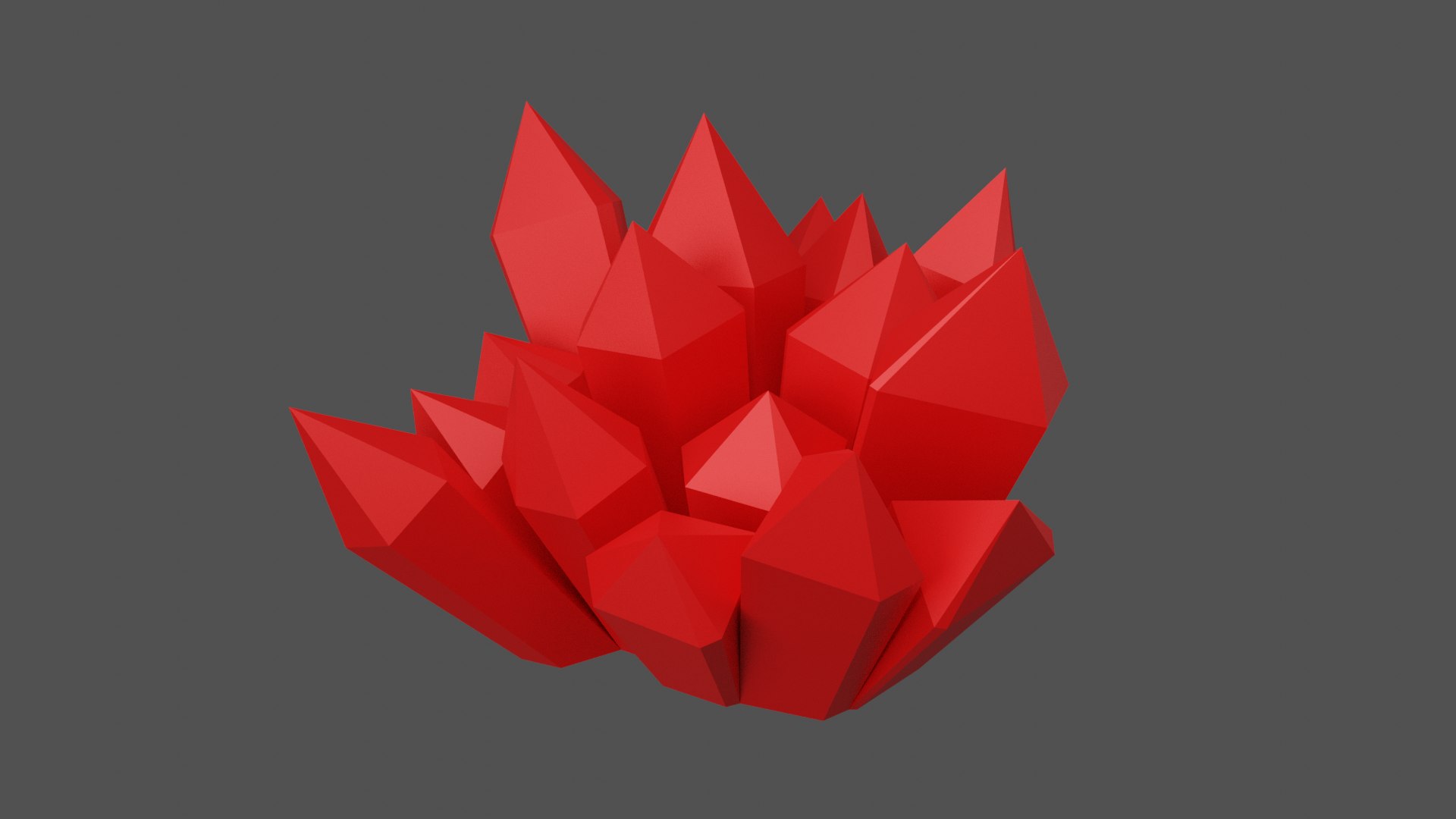 Red Crystal 3D Model - TurboSquid 2038229