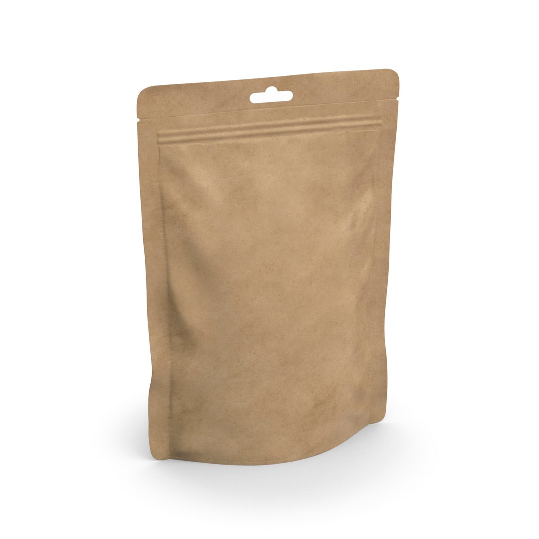 3D Packaging Food Pouch Natural Model - TurboSquid 1336861