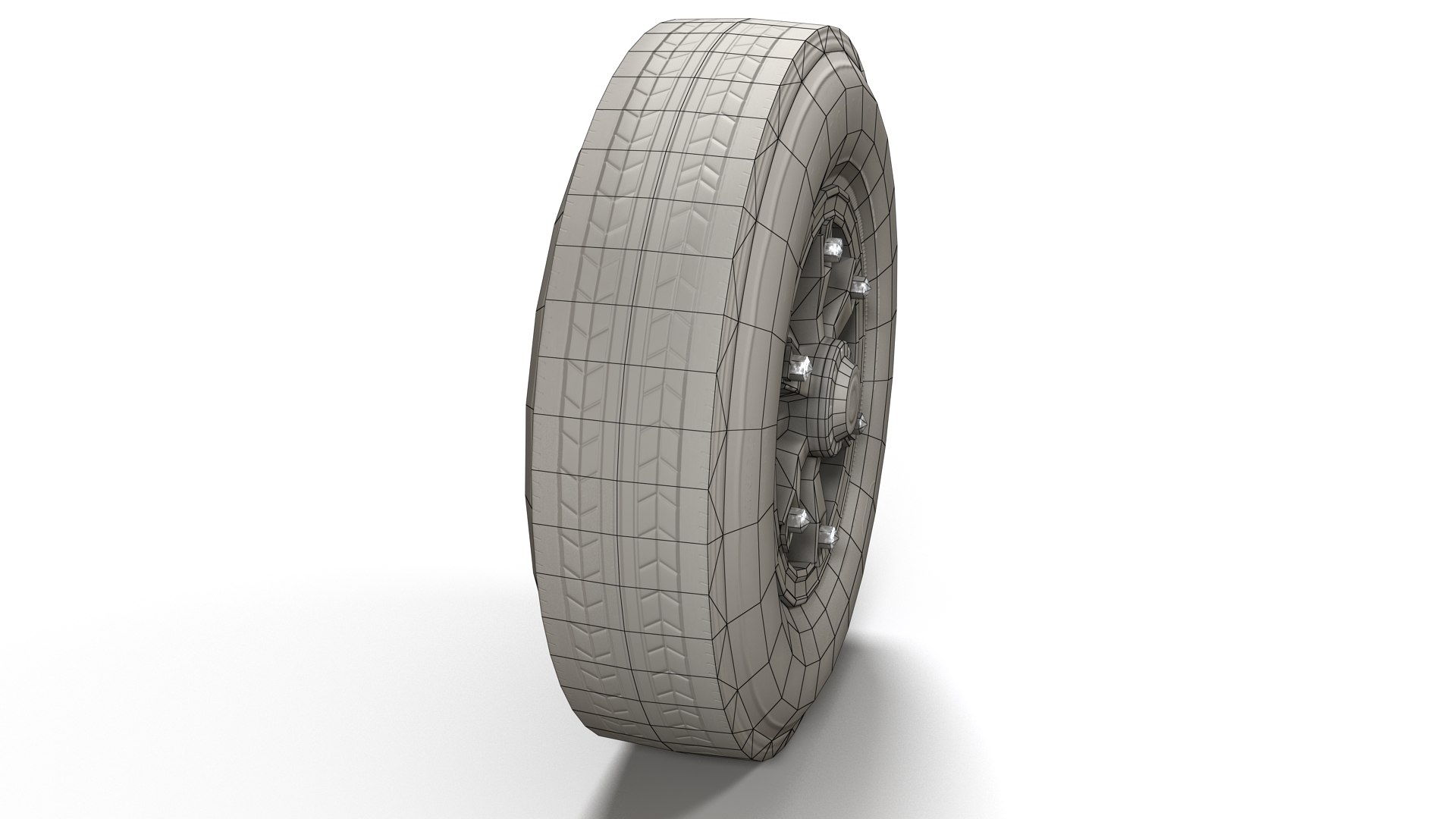 3D Model Truck Wheel - TurboSquid 1666748