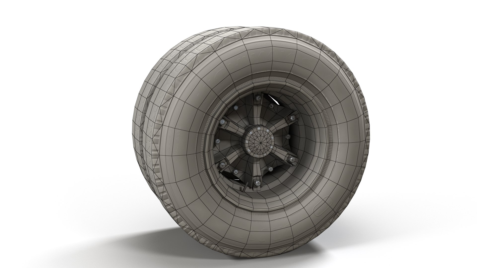3D Model Truck Wheel - TurboSquid 1666748