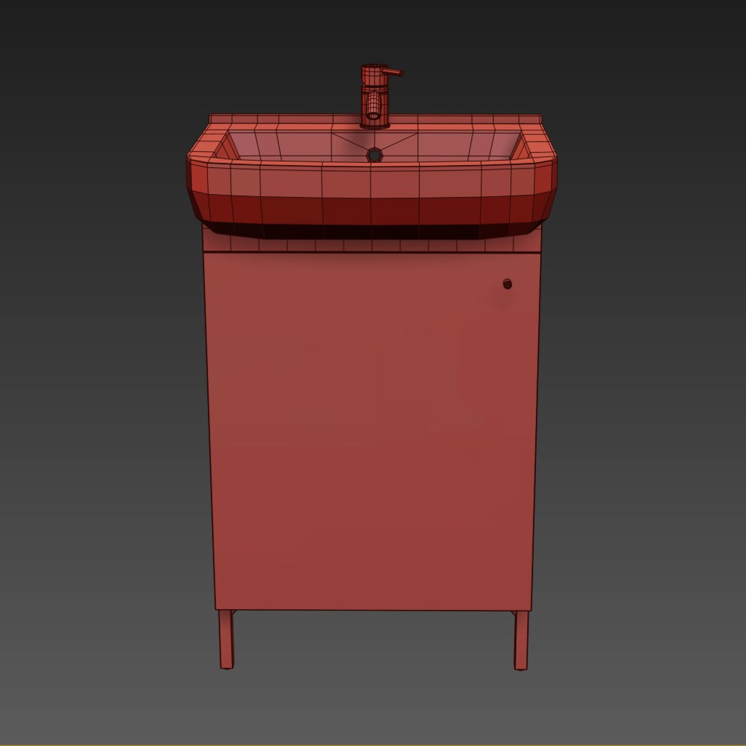 3D NYSJON BJORKAN Sink Cabinet Model - TurboSquid 1761299