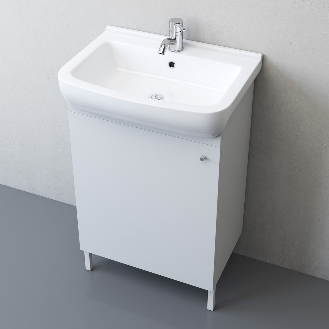 3D NYSJON BJORKAN Sink Cabinet Model - TurboSquid 1761299